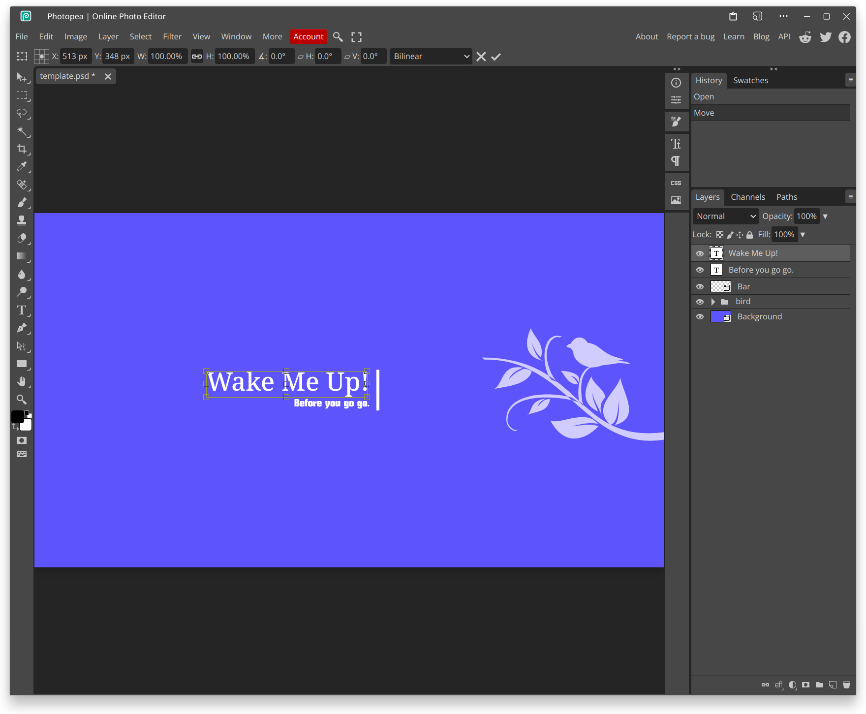 Quick Preview Mode : r/photopea